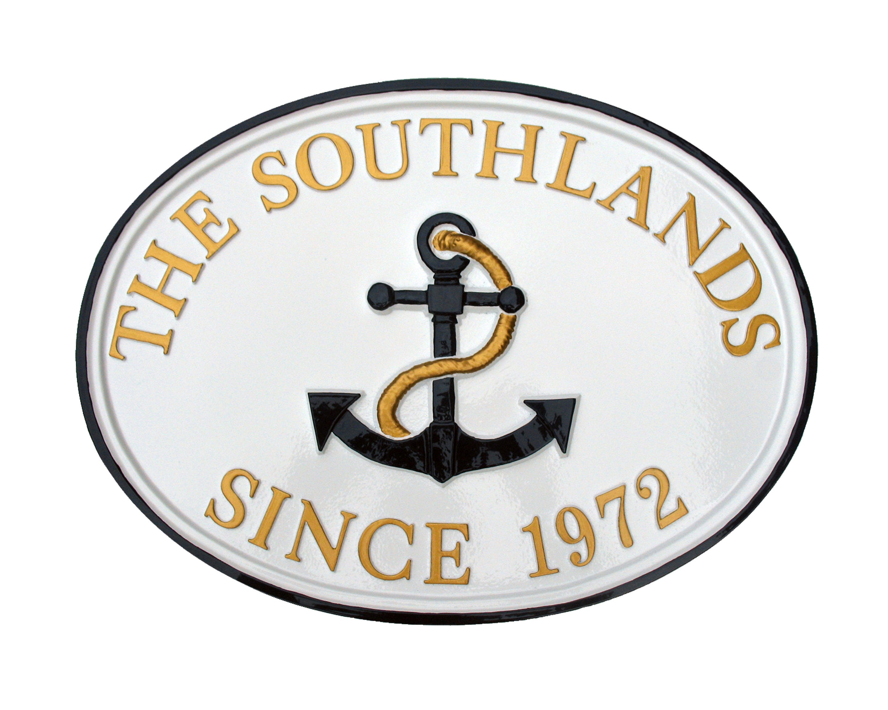 House Name Family Sign Cape Cod Cast Metal Address Sign - Etsy