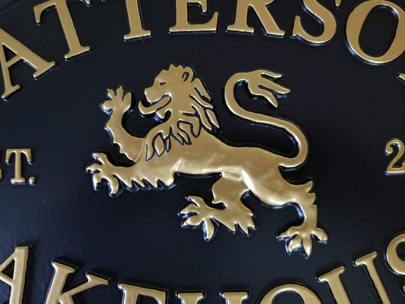 Cottage Sign Address Plaque Cast Metal Address Sign House - Etsy