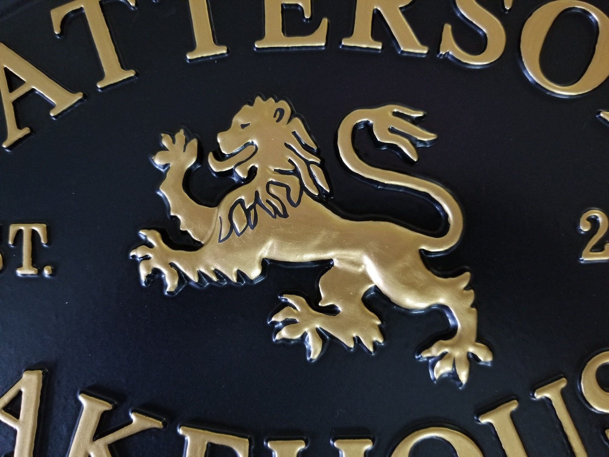 Cottage Sign Address Plaque Cast Metal Address Sign House - Etsy