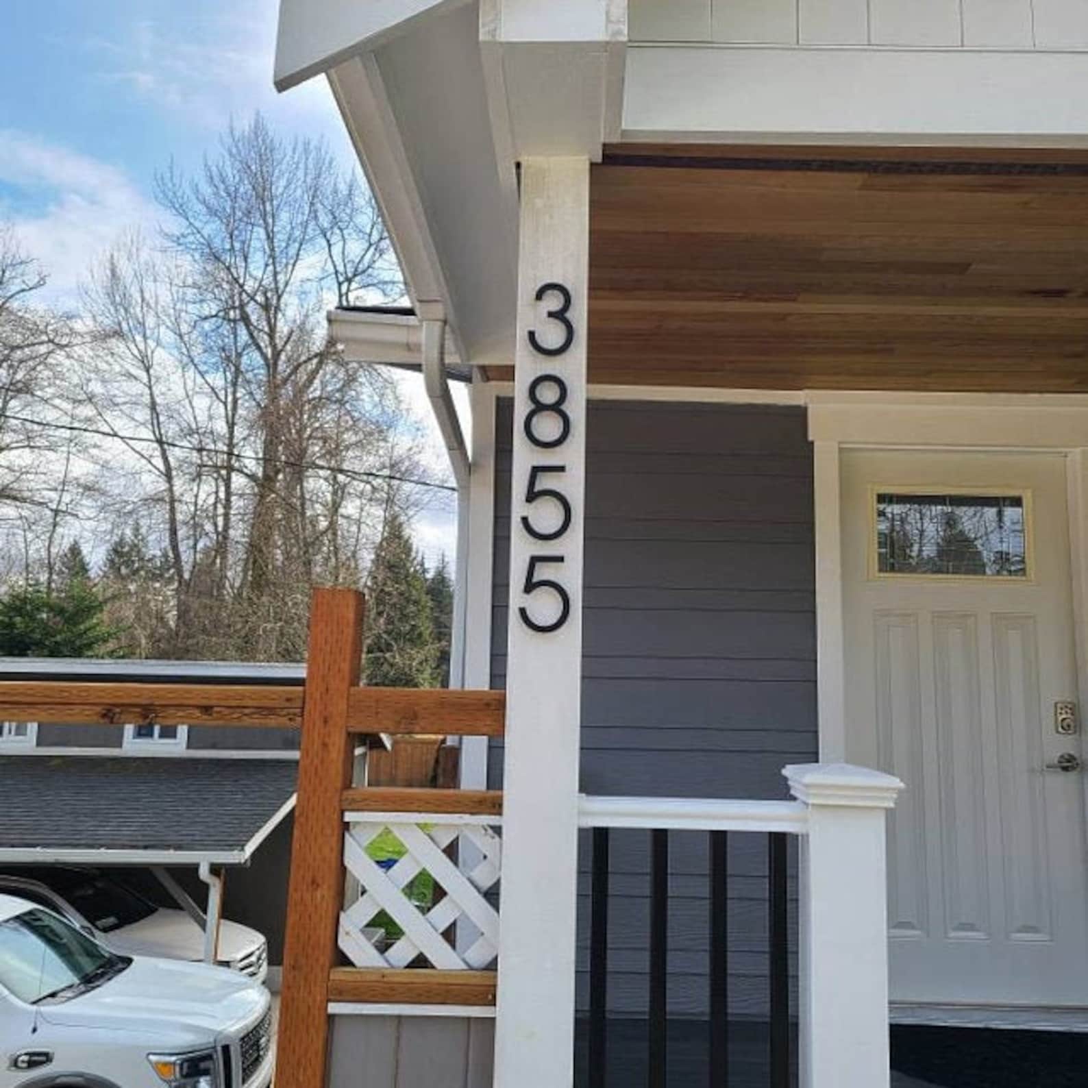 6'' Modern House Numbers Address Number Door Number - Etsy