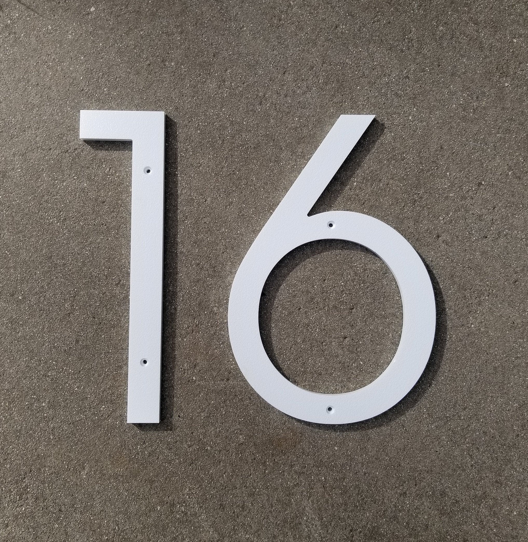 12'' Modern House Numbers Address Number Door - Etsy