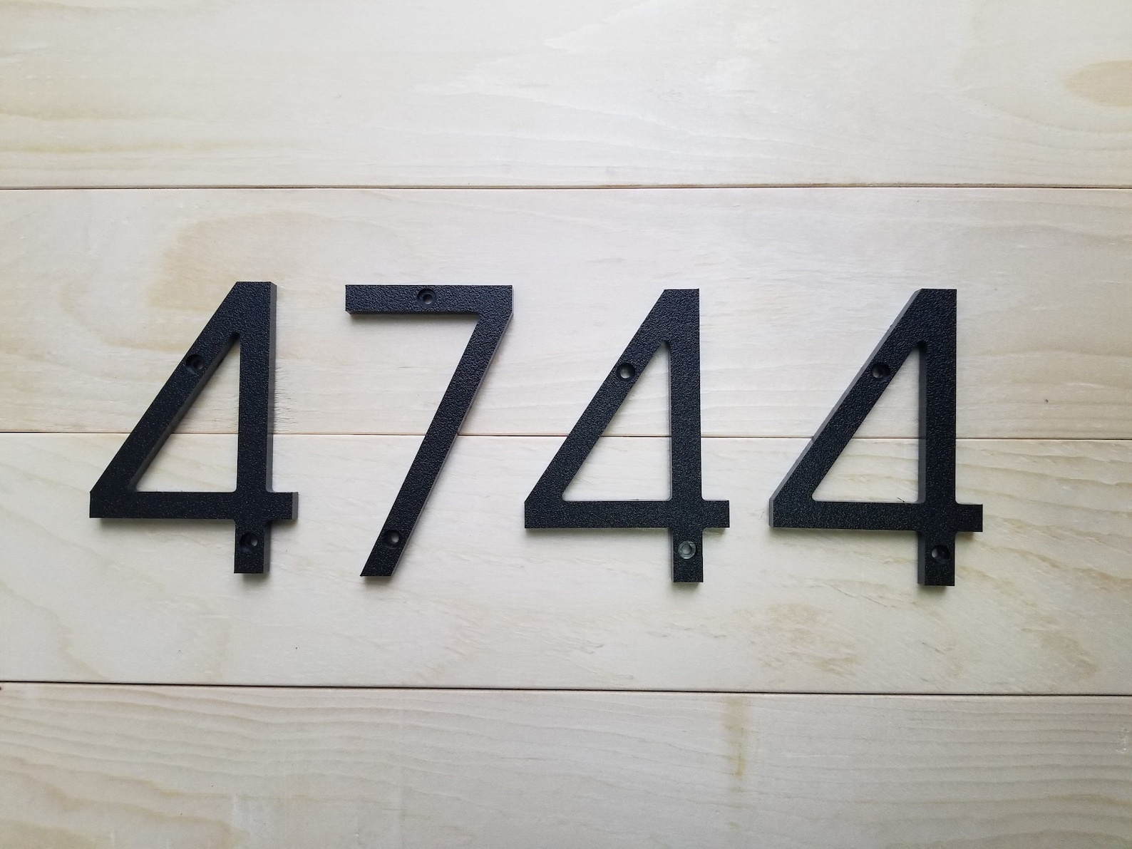 4'' Modern House Numbers, Address Number, Door Number, Avalon Font - Etsy