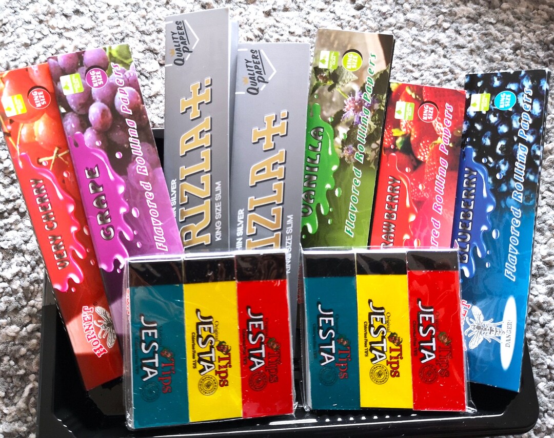 Smokers Large Flavoured Paper RIPS / RIZLA / ZIGZAG and Cone - Etsy