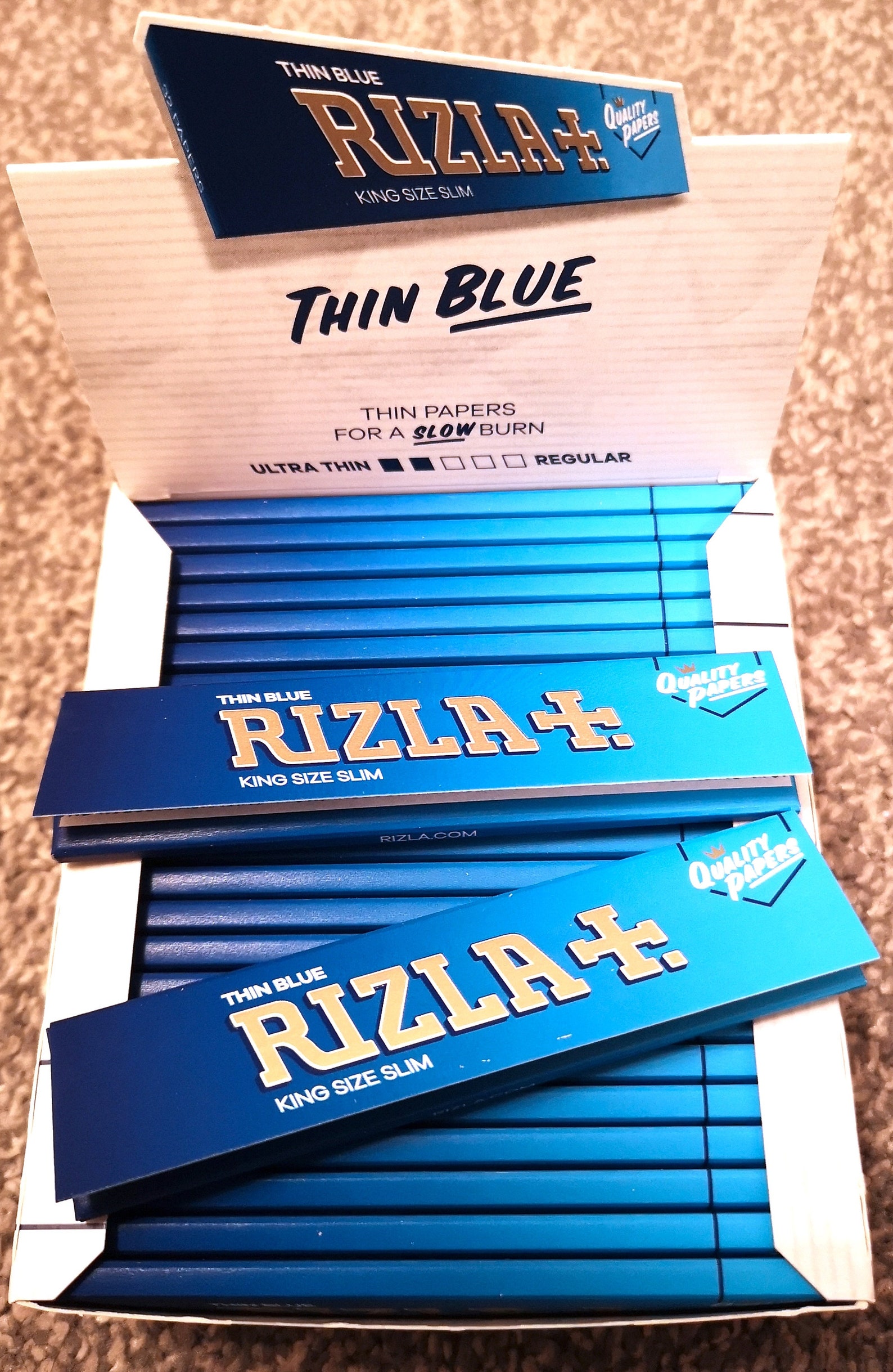 10 /20 Livrets Classic RAW Silver Blue Rizla King Size Ultra - Etsy France