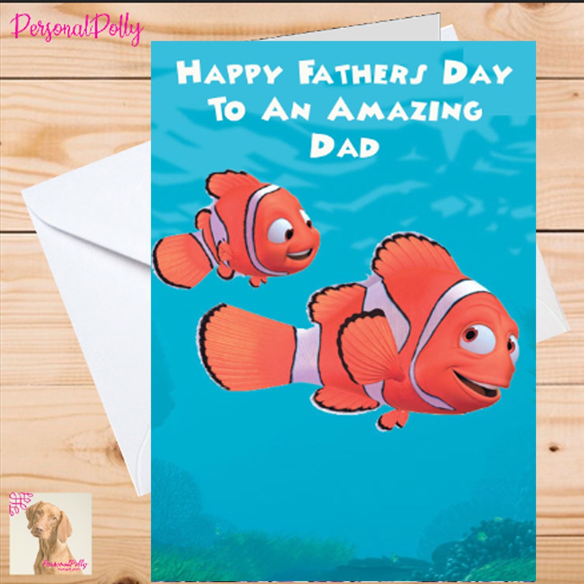 Personalised Finding Nemo Card Unofficial Dory Marlin | Etsy