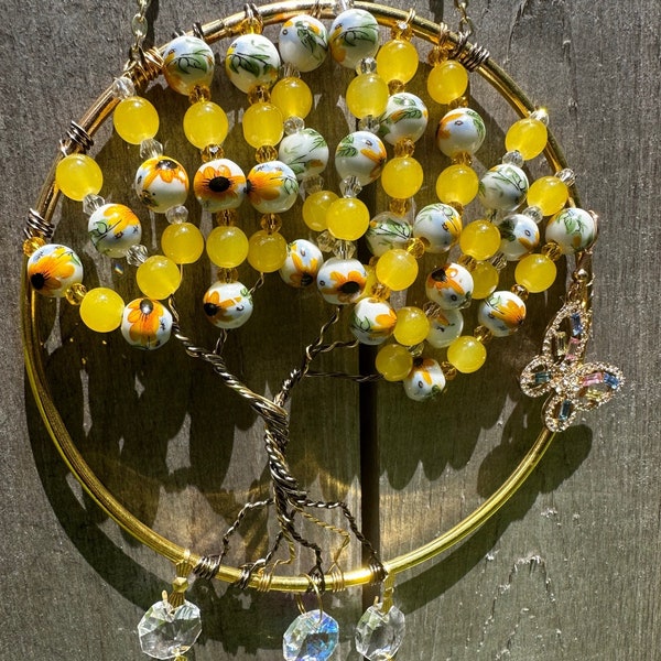 Wire Tree Suncatcher - Etsy