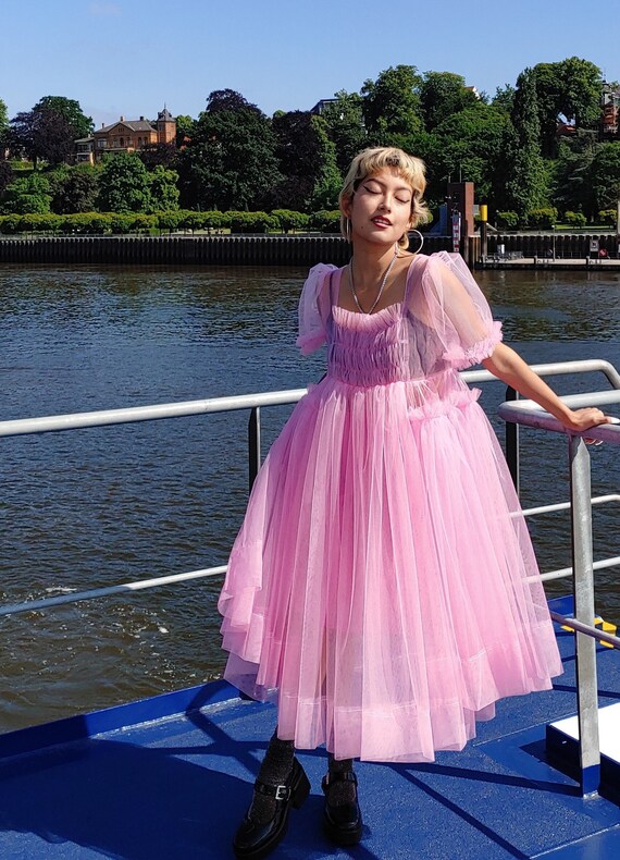 Puffy Pink Villanelle Tulle Dress Dress to Die for - Etsy