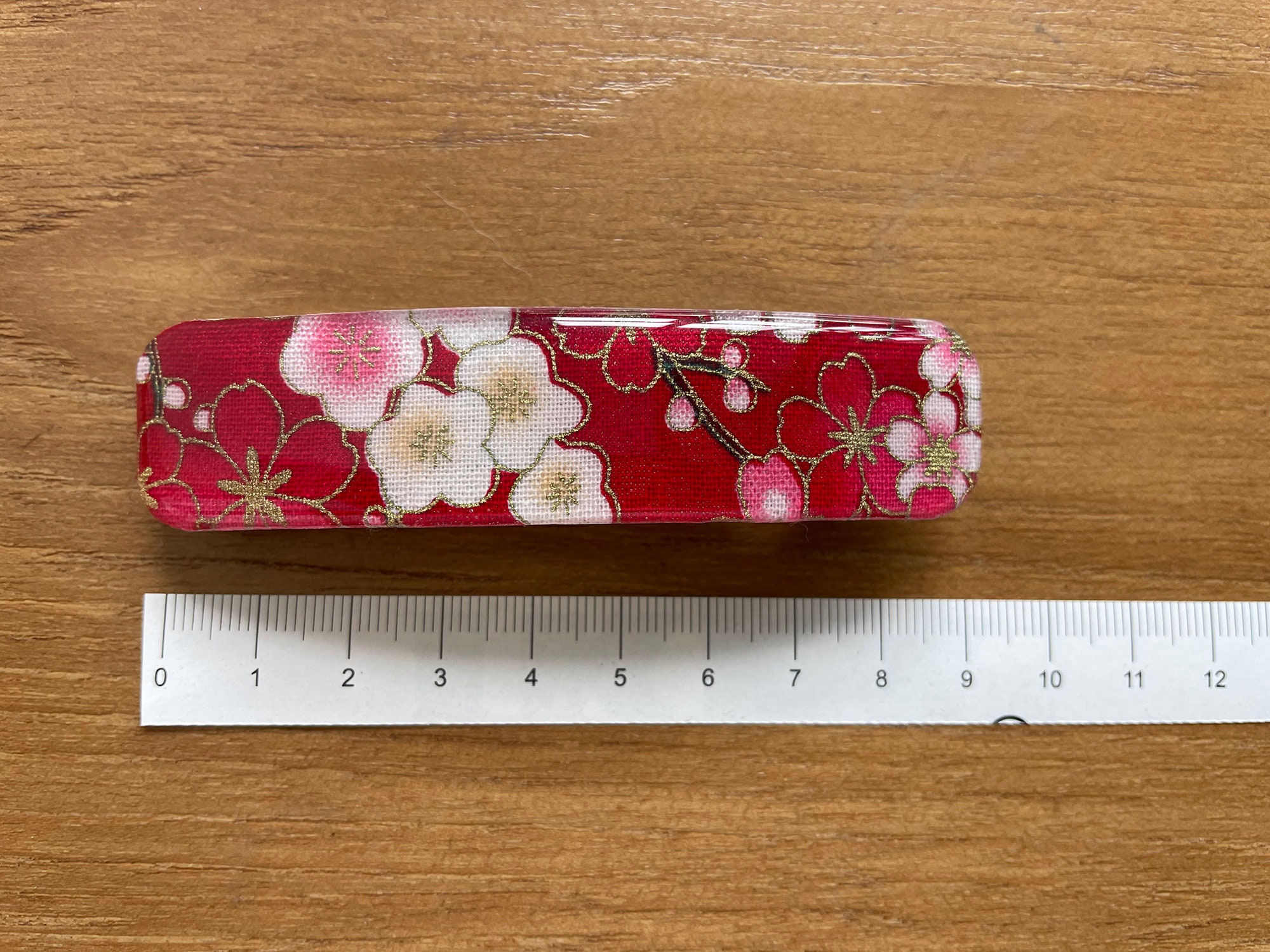 Handcrafted High-quality Resin and Fabric French Barrettes - Etsy