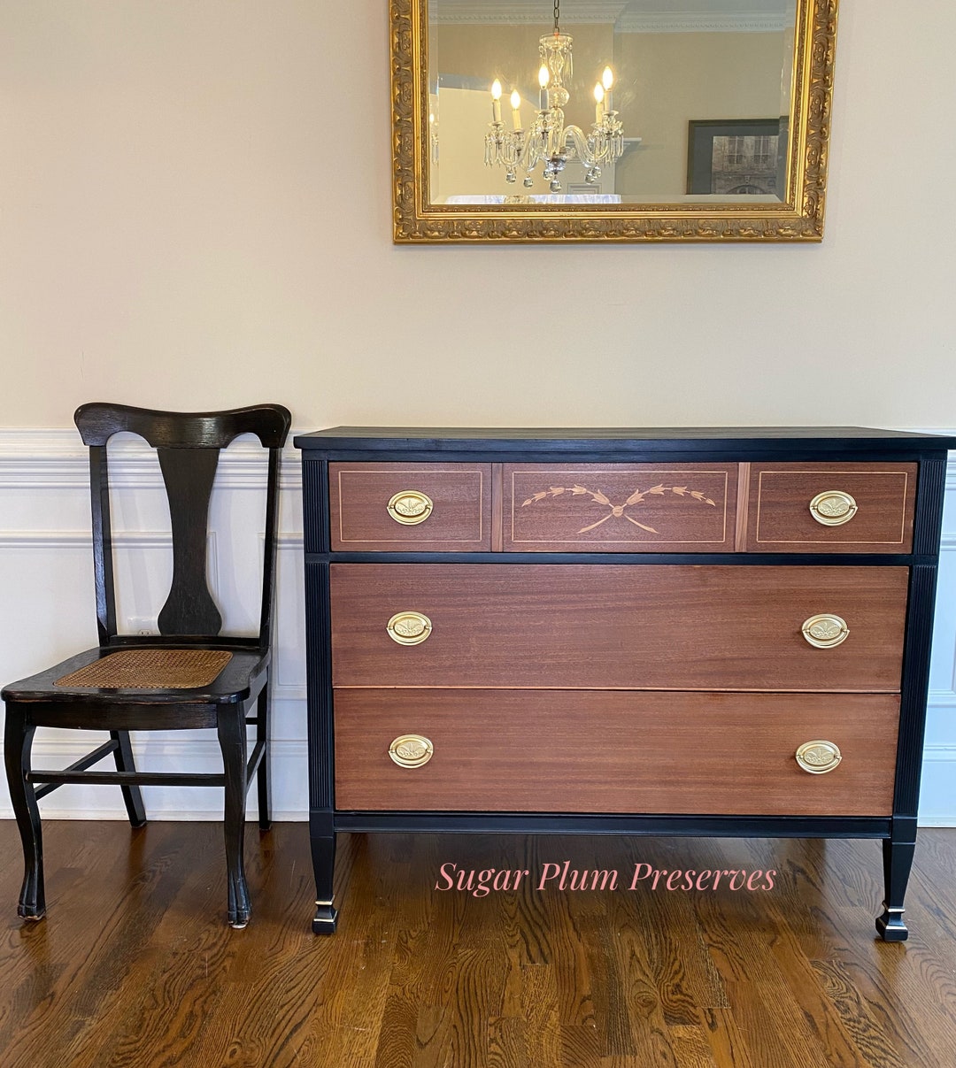 Sold*****refinished Antique Dresser, Buffet or Sideboard - Etsy