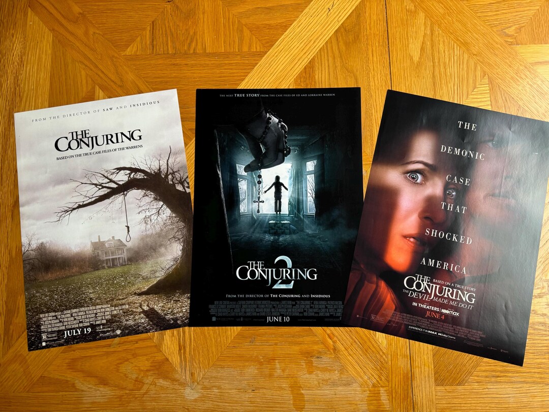 The Conjuring Movie Posters A3 Size Set of 3 - Etsy