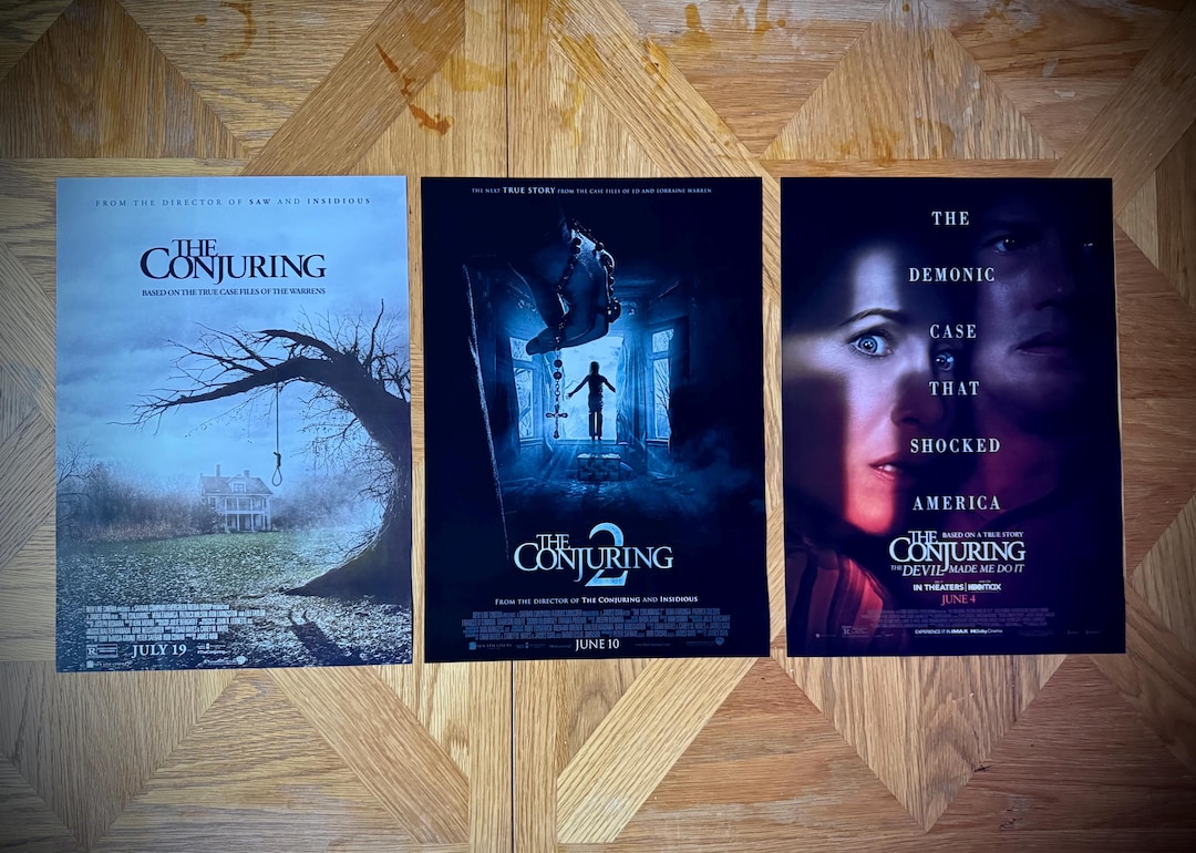 The Conjuring Movie Posters A3 Size Ed and Lorraine Warren - Etsy UK
