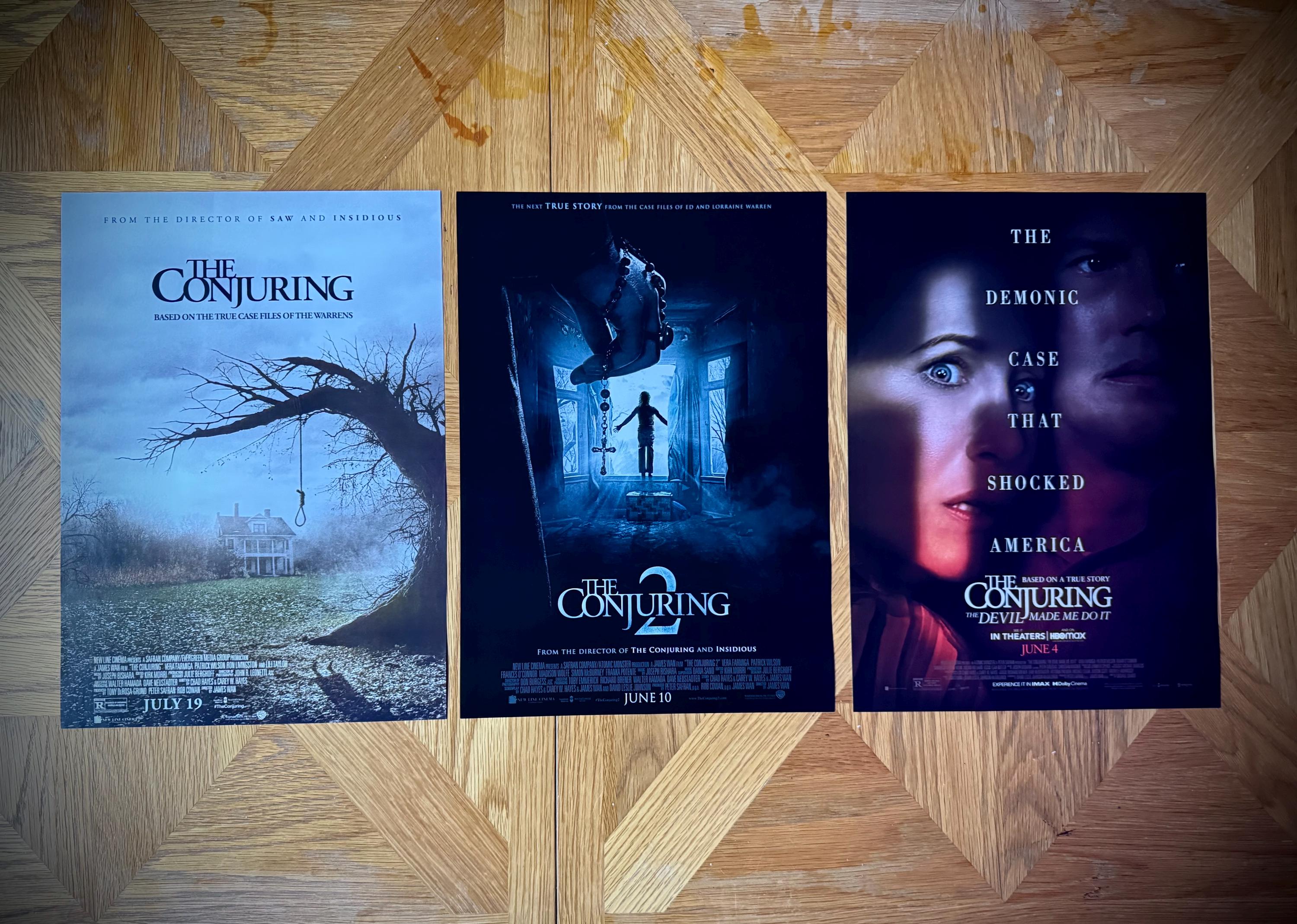 The Conjuring Movie Posters A3 Size Ed and Lorraine Warren - Etsy