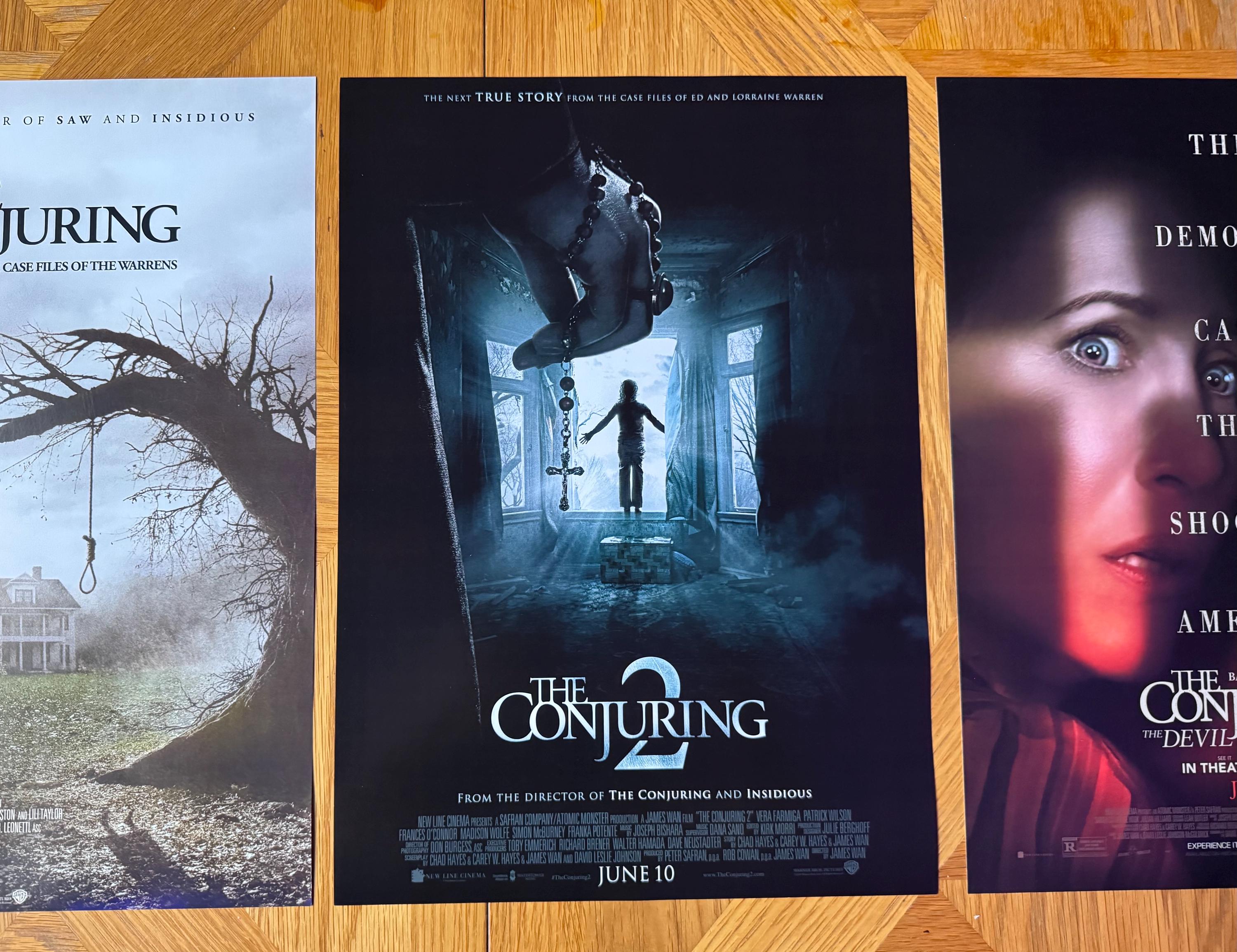 The Conjuring Movie Posters A3 Size Ed and Lorraine Warren - Etsy