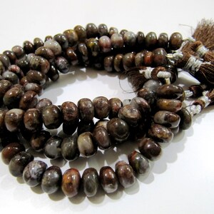 Genuine Chocolate Moonstone Agate Beads / Brown Grey Natural Beads ...