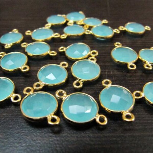 Bezel Set Connectors - Etsy