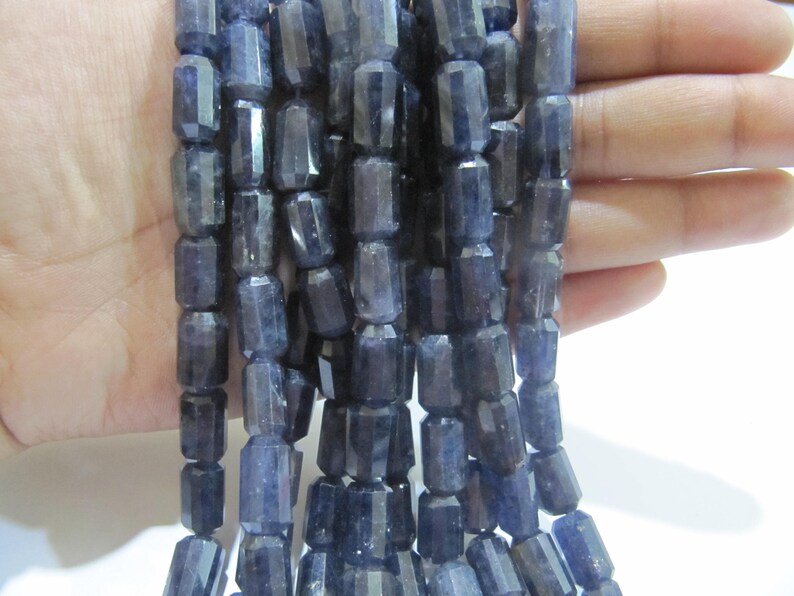 Natural Iolite Tube Light Shape Nugget Tumbled Size 8x12mm to - Etsy