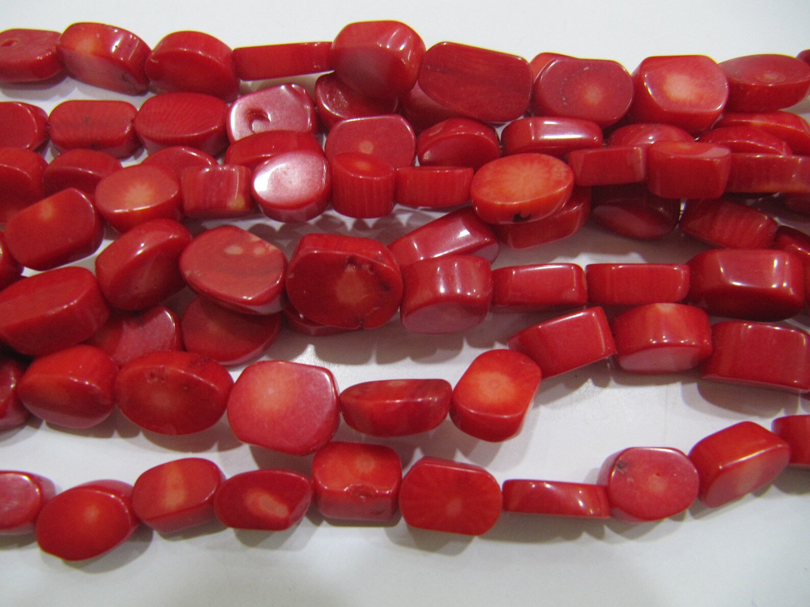 Beautiful Red Coral Beads Tumbled Shape Coral Beads Size 9 to | Etsy