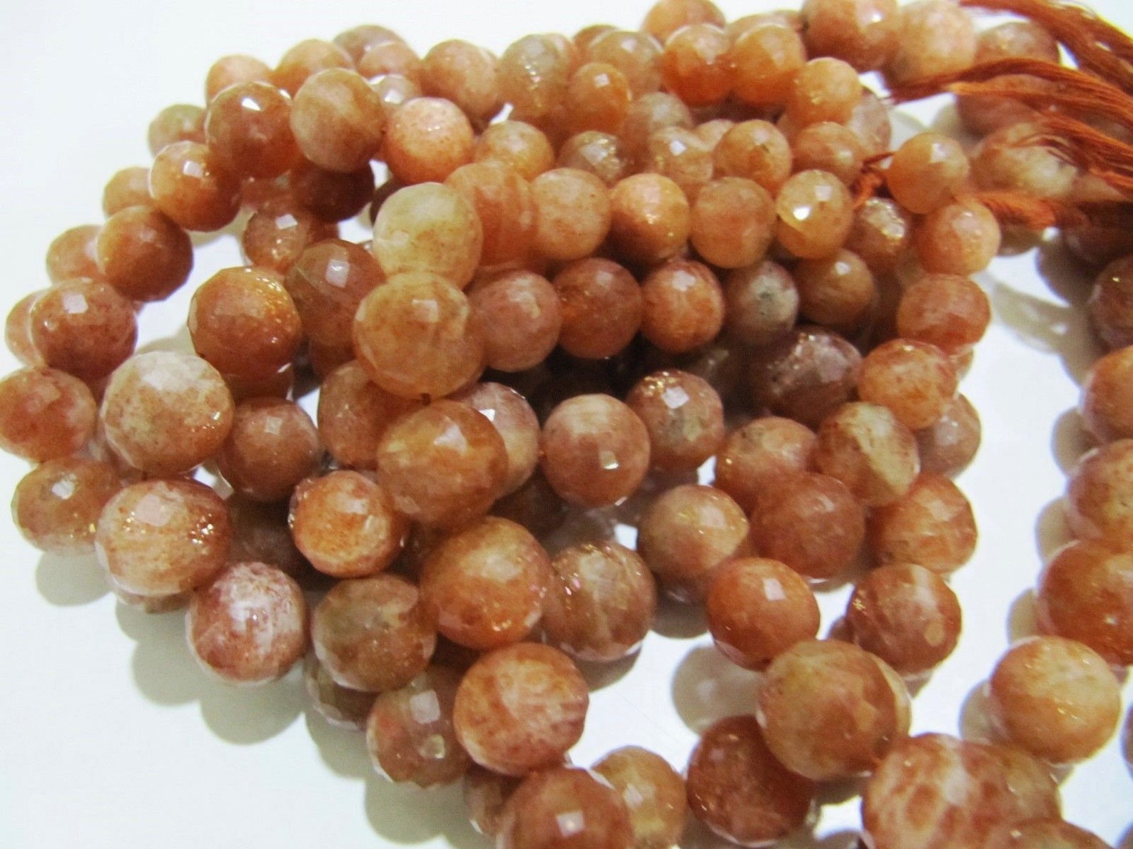 AA Quality Natural Sunstone Round Faceted Beads Size 8-12mm - Etsy