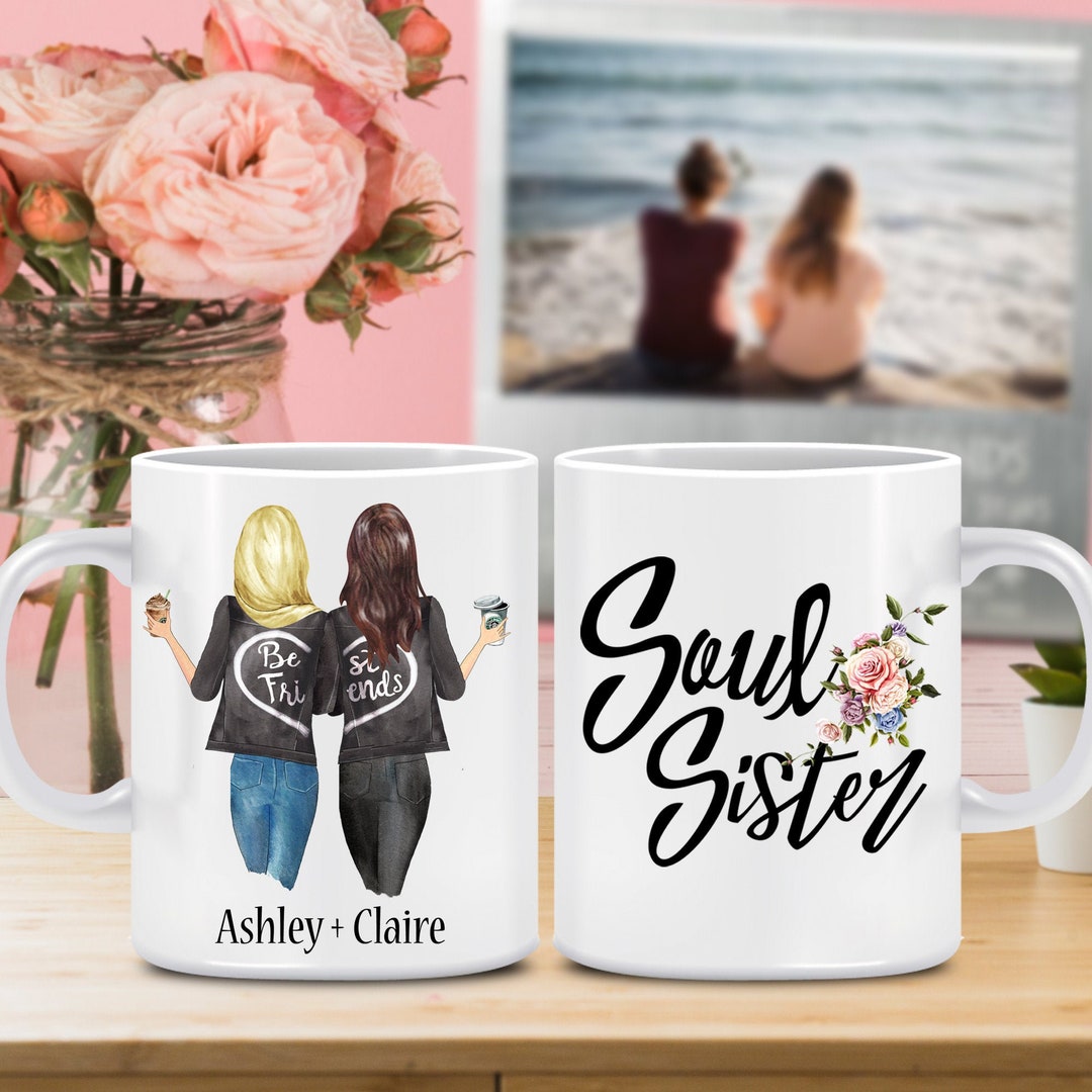 Best Friend Mug, Best Friends Gifts, to My Bestie Mug, Custom Girls Mug ...