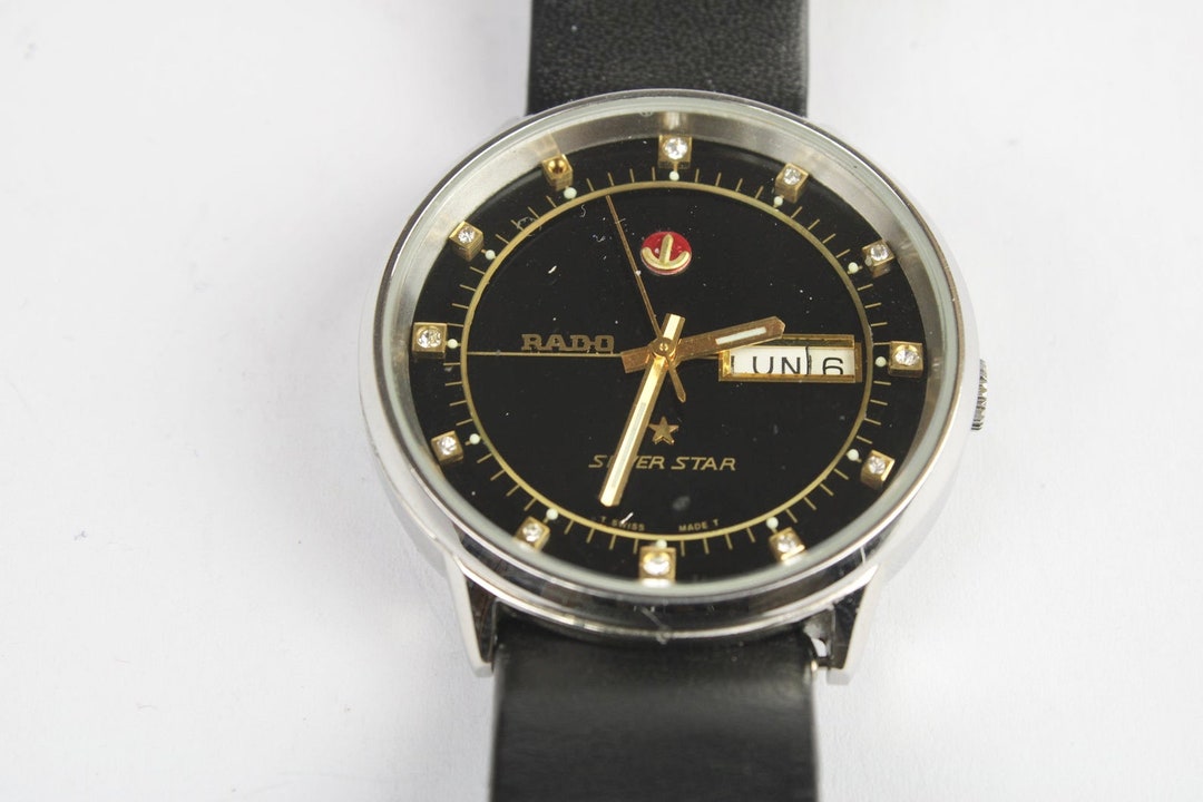 Rado Automatic, 80s Wristwatch, Model: Super Star , Swiss Made, 3,7cm ...