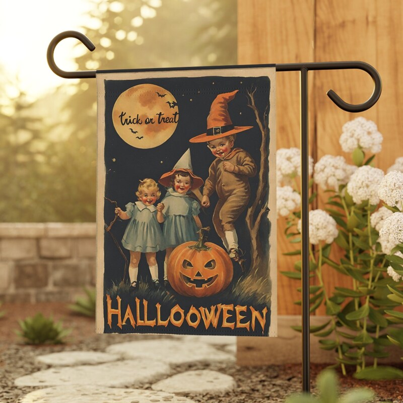 Halloween Flags - Etsy
