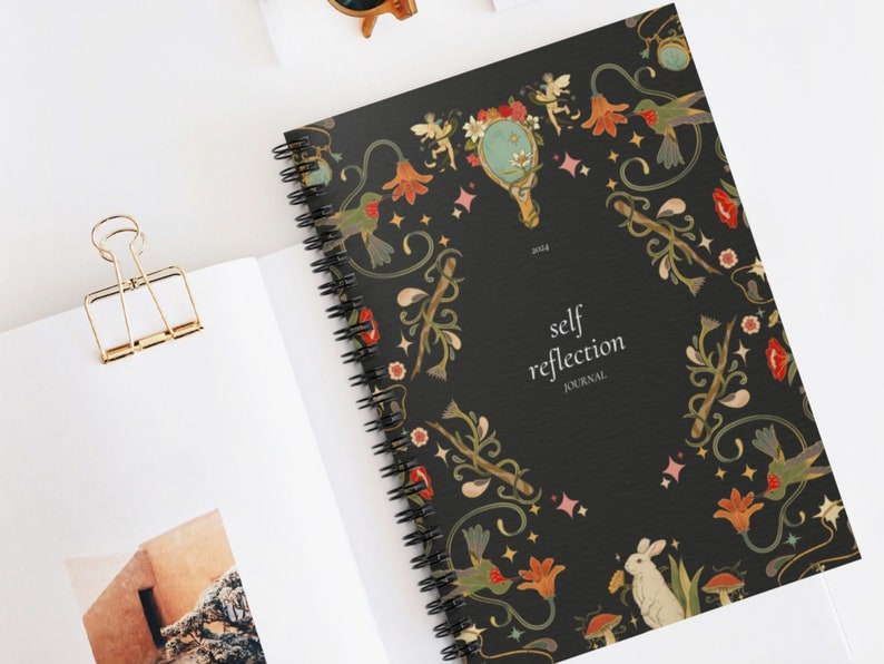 Self Reflection Journal 2024, Blank Page Journal,spiral Notebooks for ...