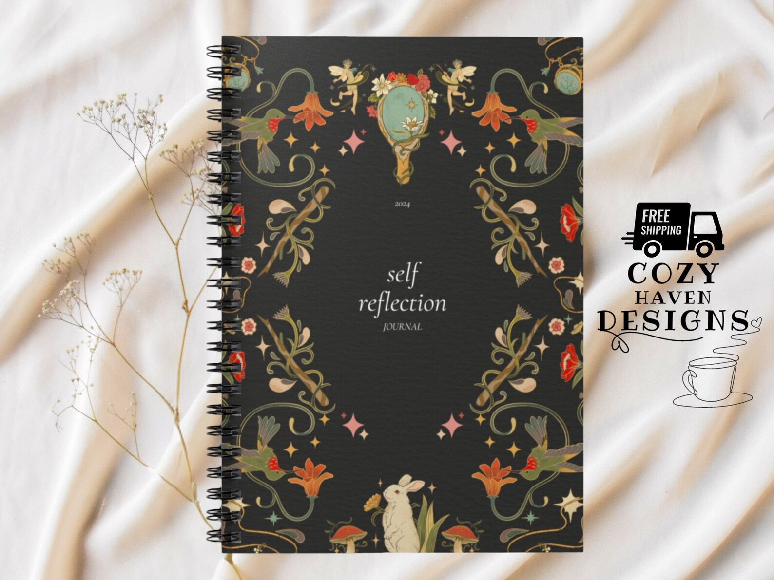 Self Reflection Journal 2024, Blank Page Journal,spiral Notebooks for ...