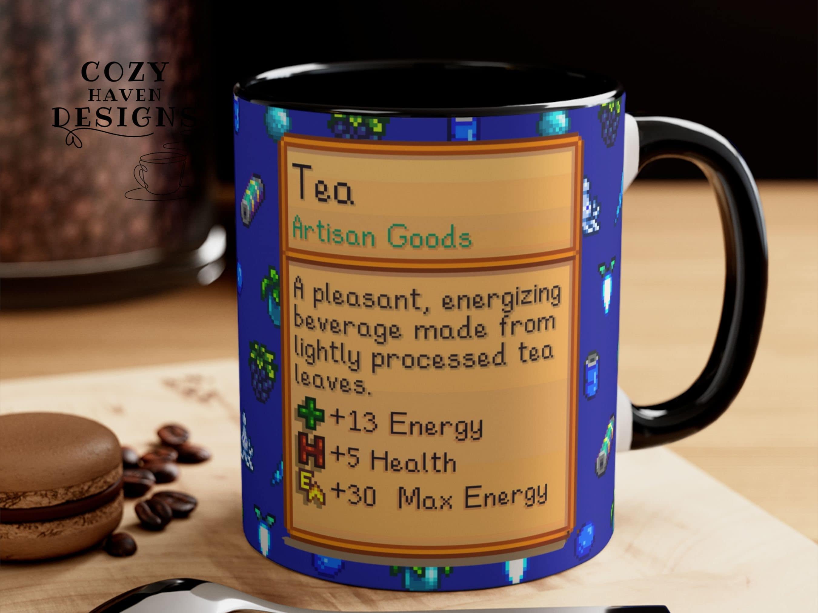 Stardew Stats Video Gamer Mug, Stardew Coffee Mug, Cute Cozy Mug Gaming ...