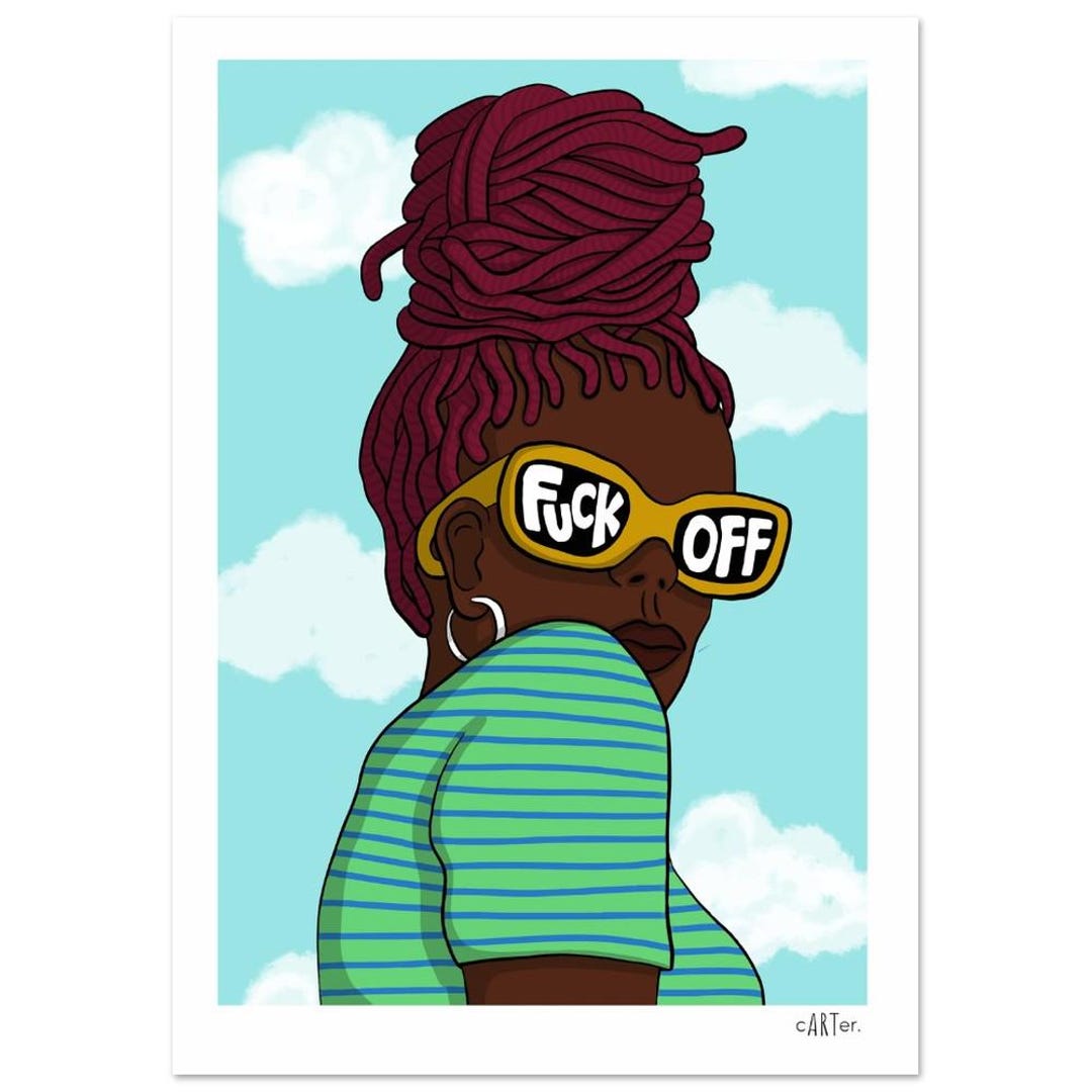She's Giving Shade - Poster - Etsy