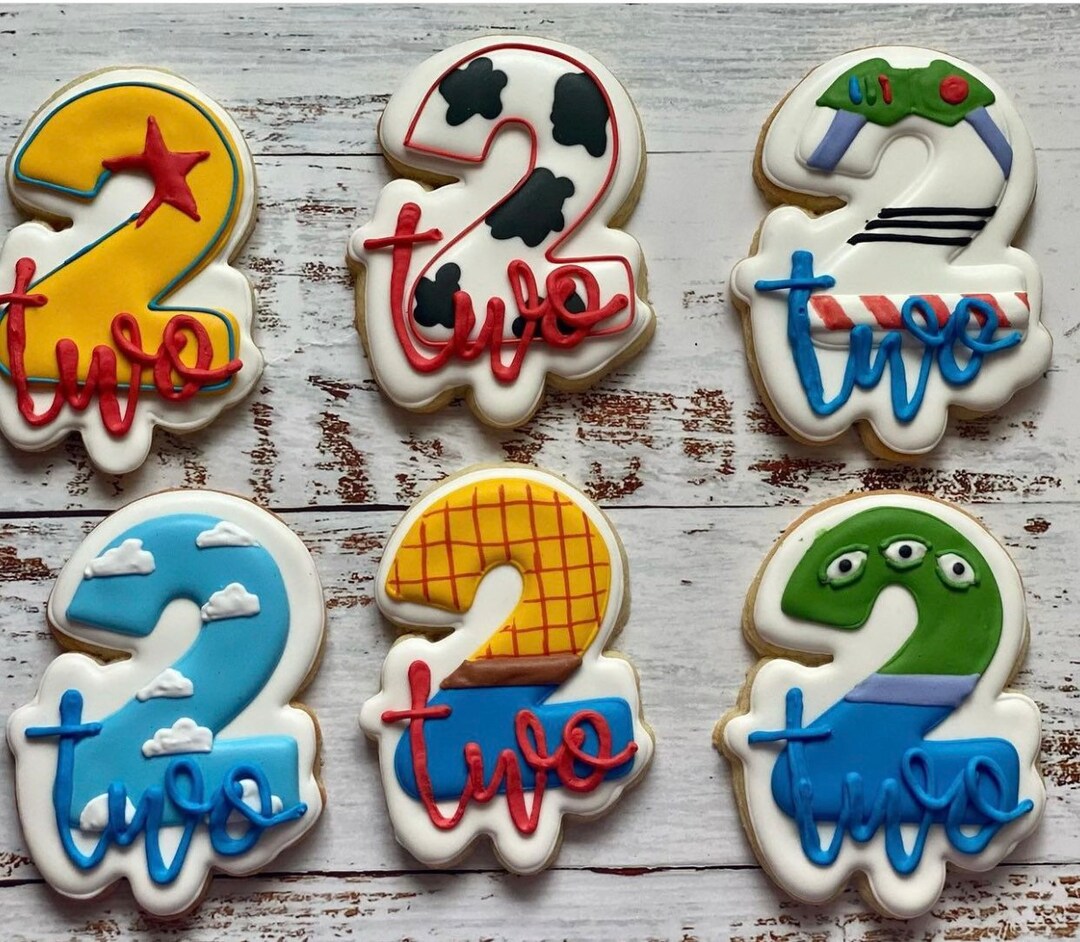 Number Birthday Cookies ANY THEME - Etsy
