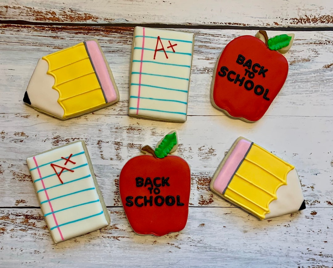 Back to School Cookies - Etsy