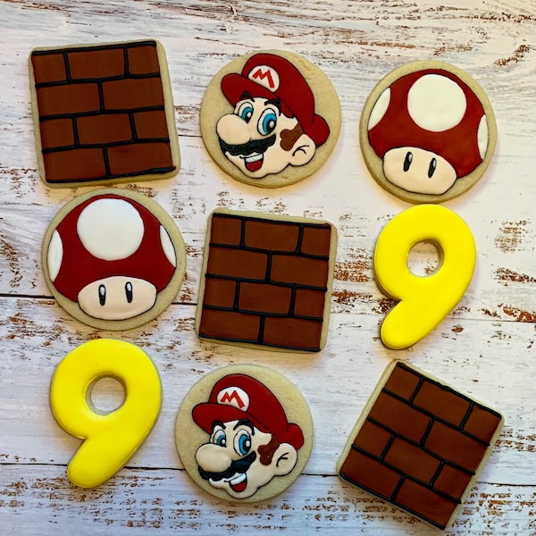 Mario Cookies - Etsy