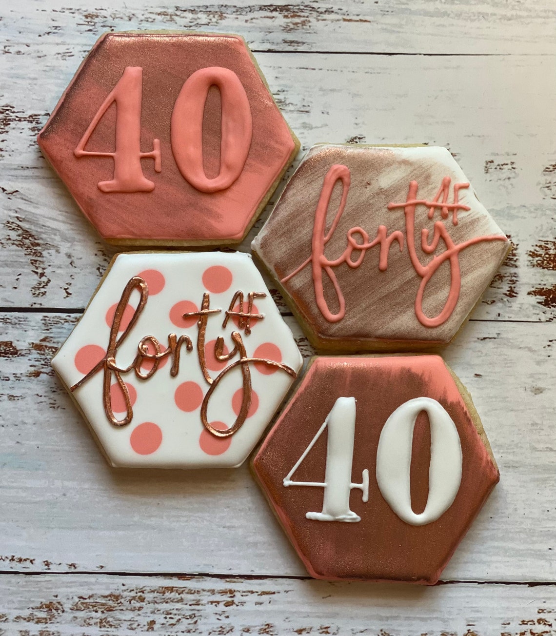 30th/40th Birthday Cookies - Etsy