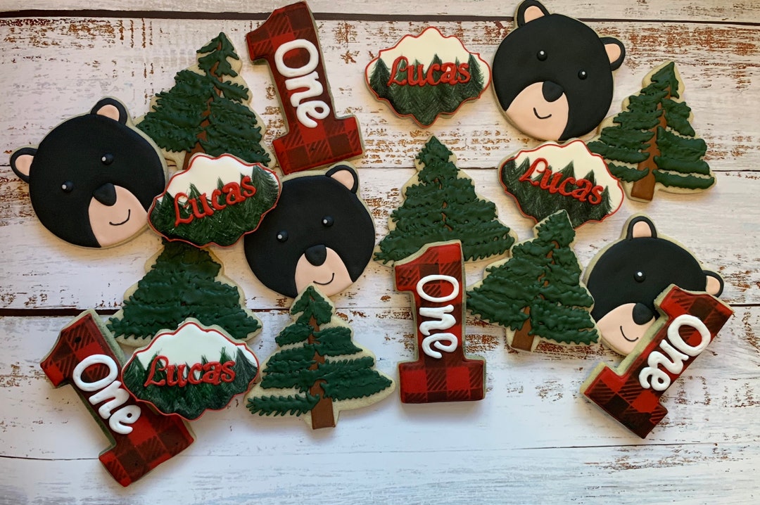 Lumberjack Cookies - Etsy