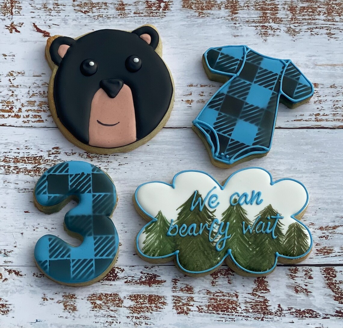 Lumberjack Cookies - Etsy