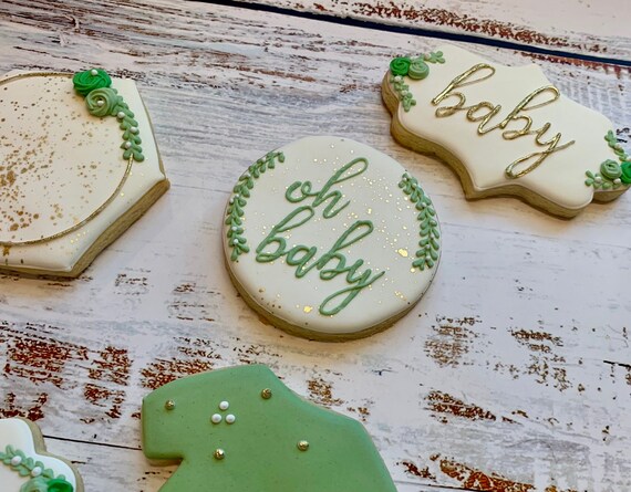 Gender Neutral Baby Shower Cookies | Etsy
