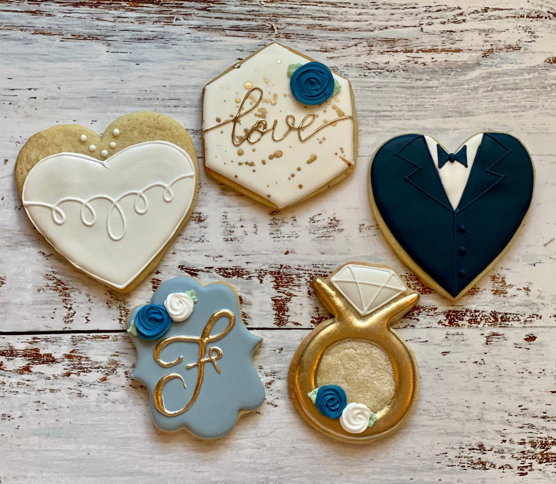 Bridal Shower/wedding Cookies - Etsy