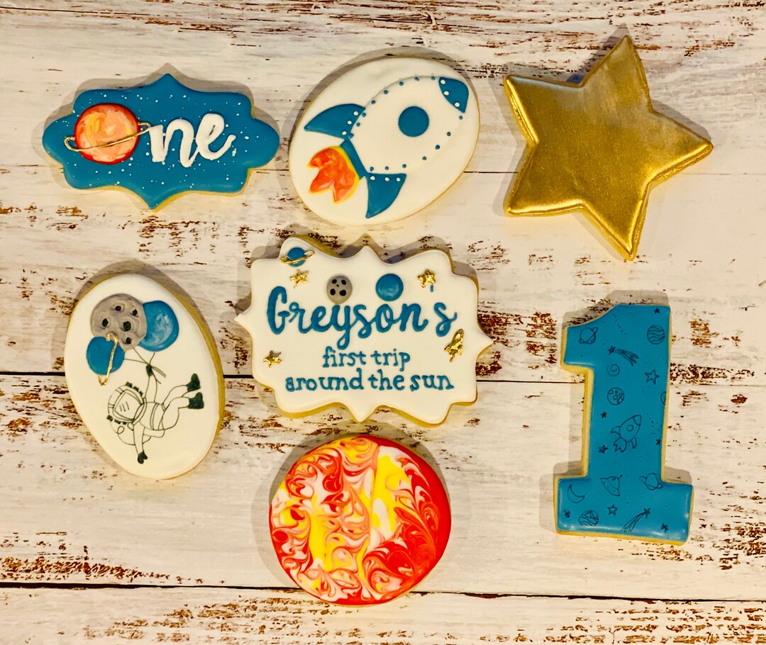 Space Themed Cookies - Etsy