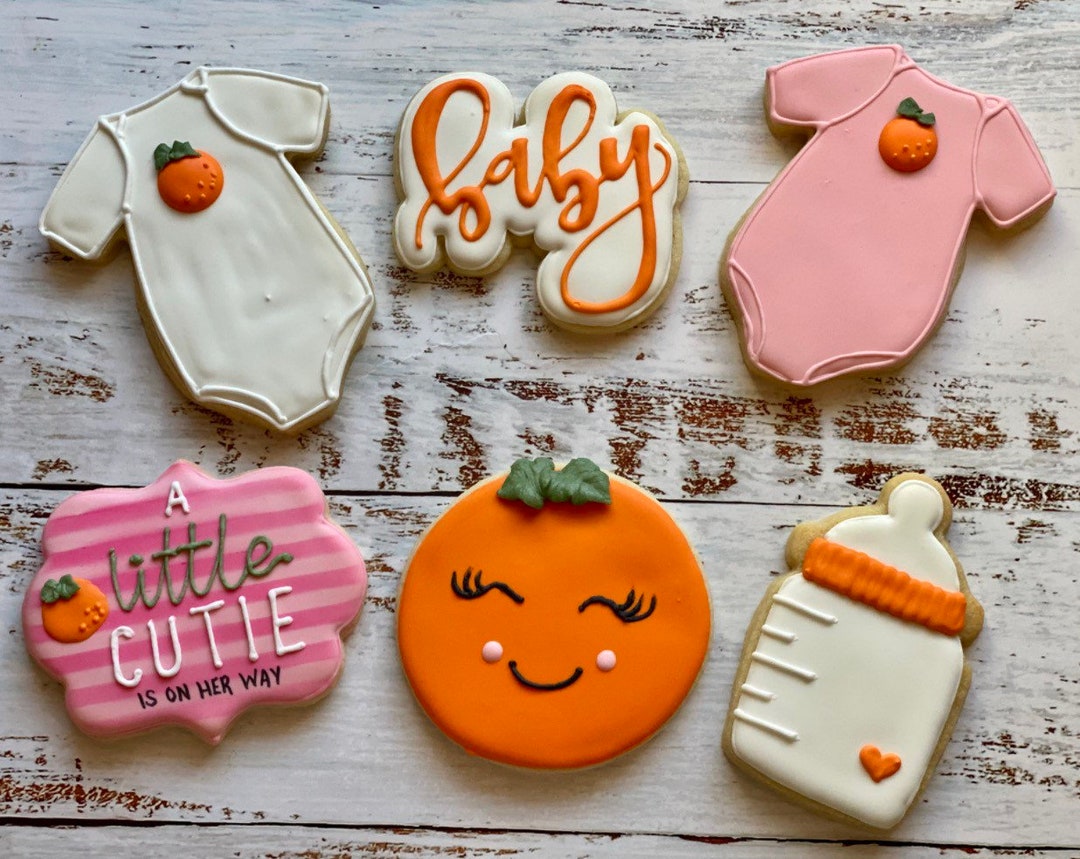 A Little Cutie…baby Shower Cookies - Etsy