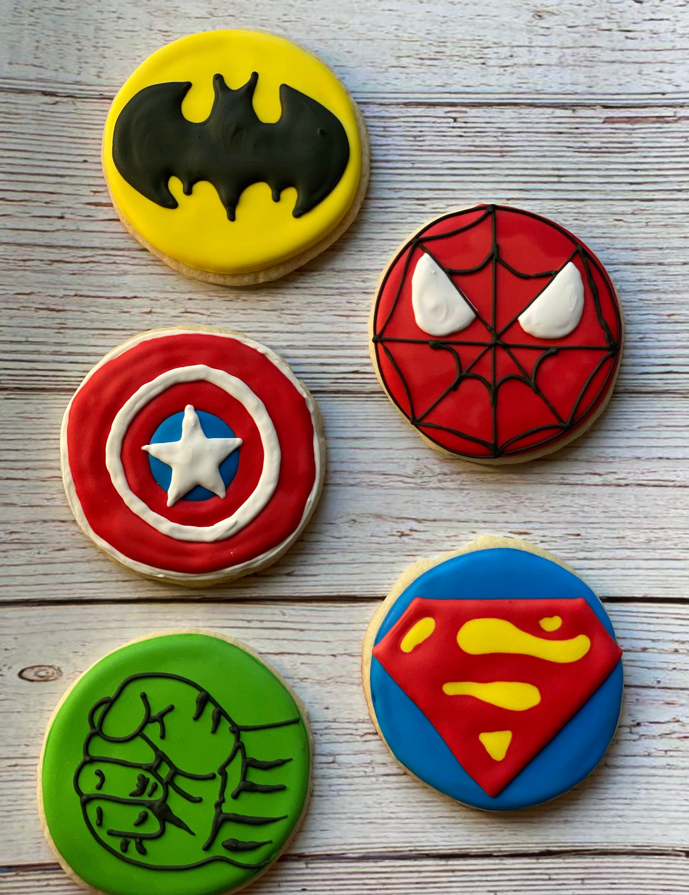 Superhero Cookies - Etsy