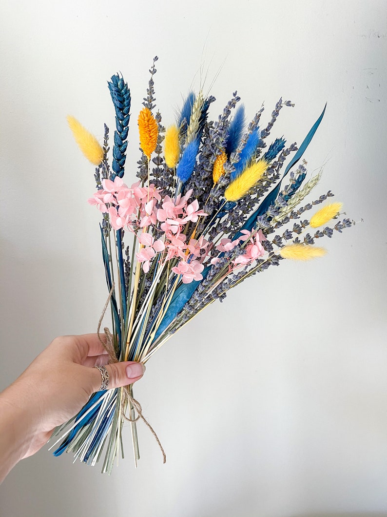 Natural Dried Flowers Bouquet Dried Flower Bunch Natural - Etsy