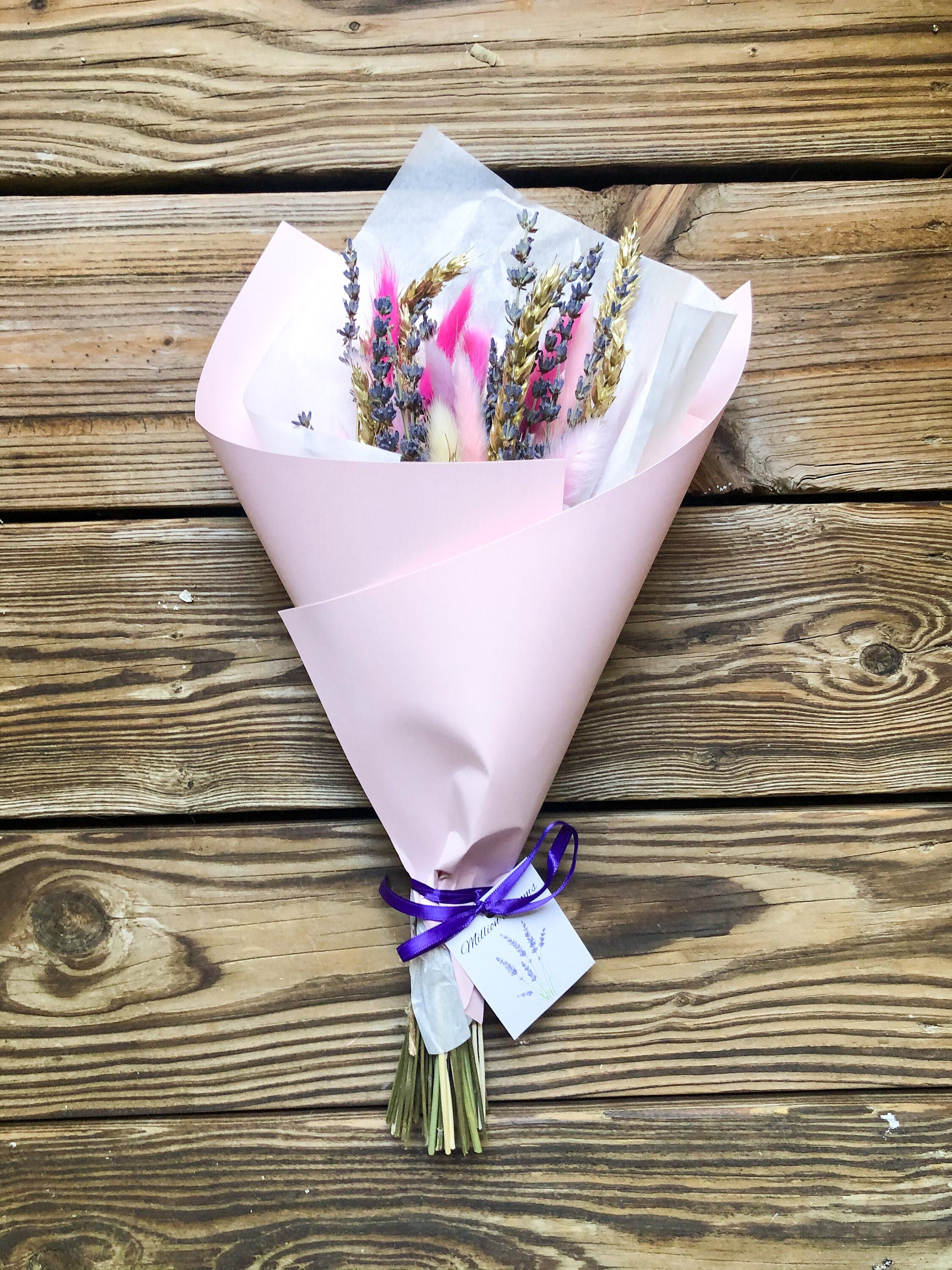 Gold Dried Lavender Bouquet for a Gold Vase 24K Gold Bouquet - Etsy