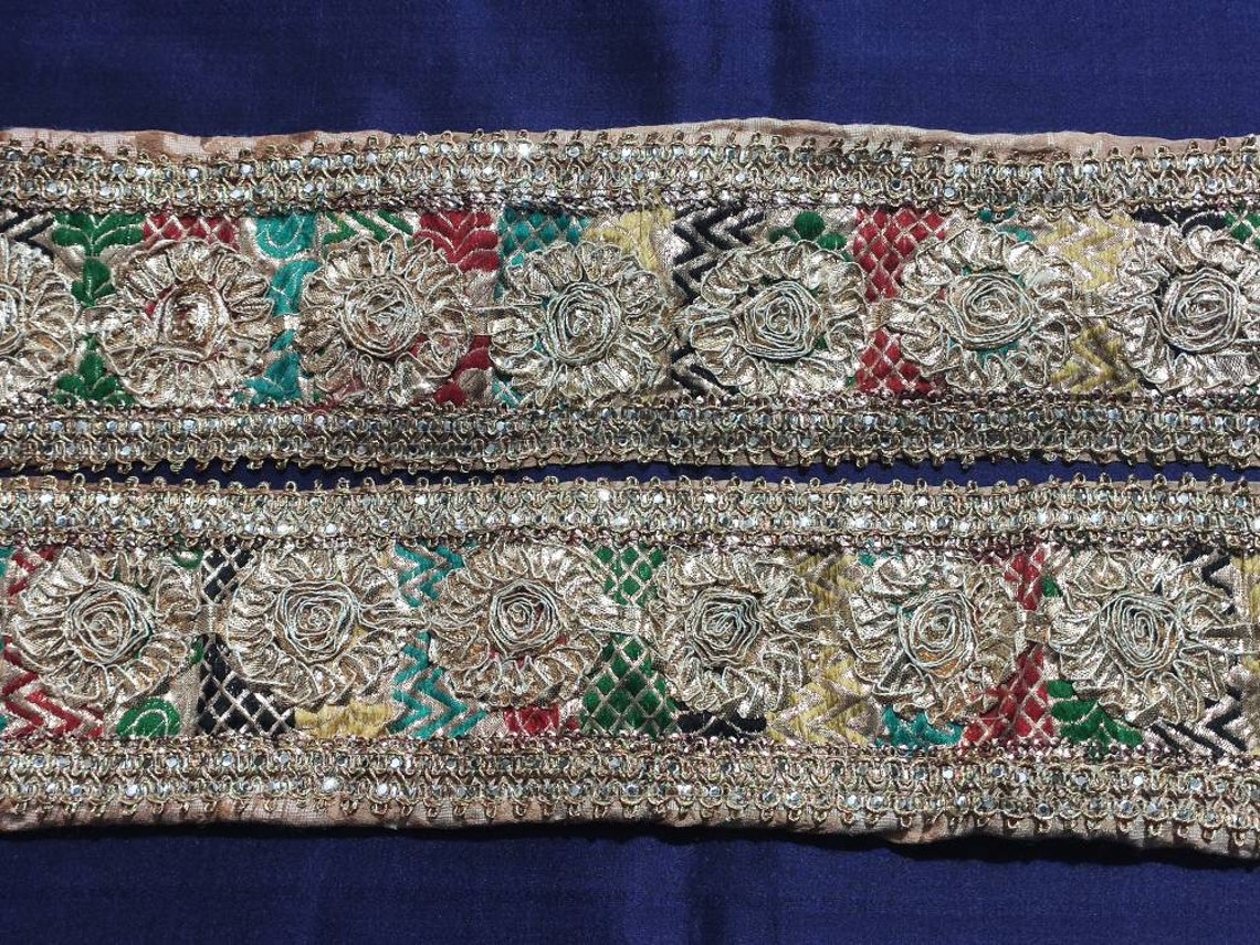 Traditional Indian Gota Patti Sari Border Gota Sewing Trim | Etsy