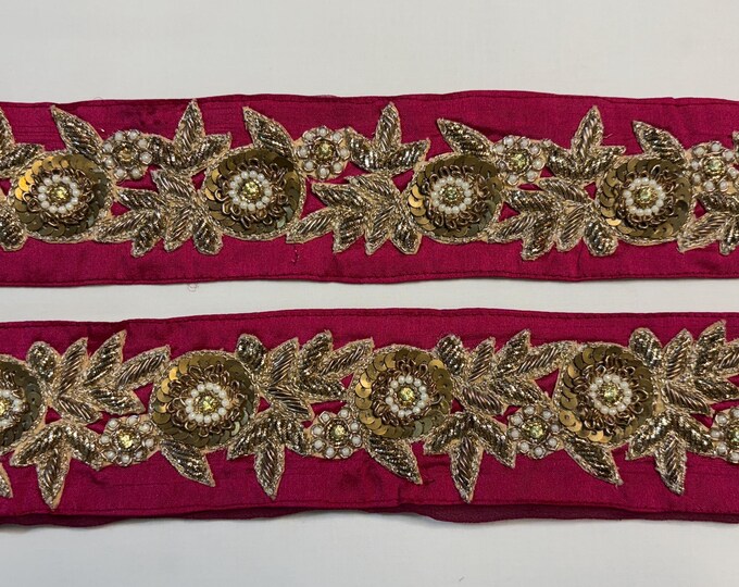 Vintage Saree Border Craft Decor Vintage Sari Trims Indian Sari Border ...