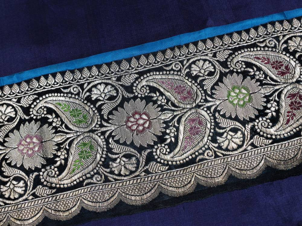 Vintage Banarasi Brocade Saree Border Brocade Trim Craft - Etsy