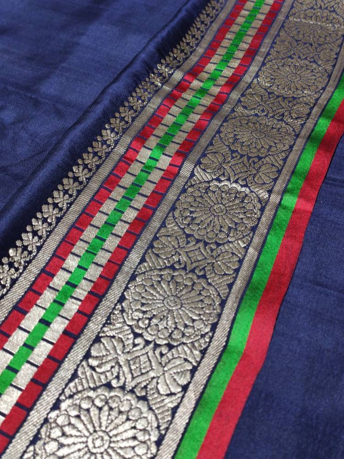 Vintage Banarasi Brocade Saree Border Brocade Trim Craft - Etsy UK