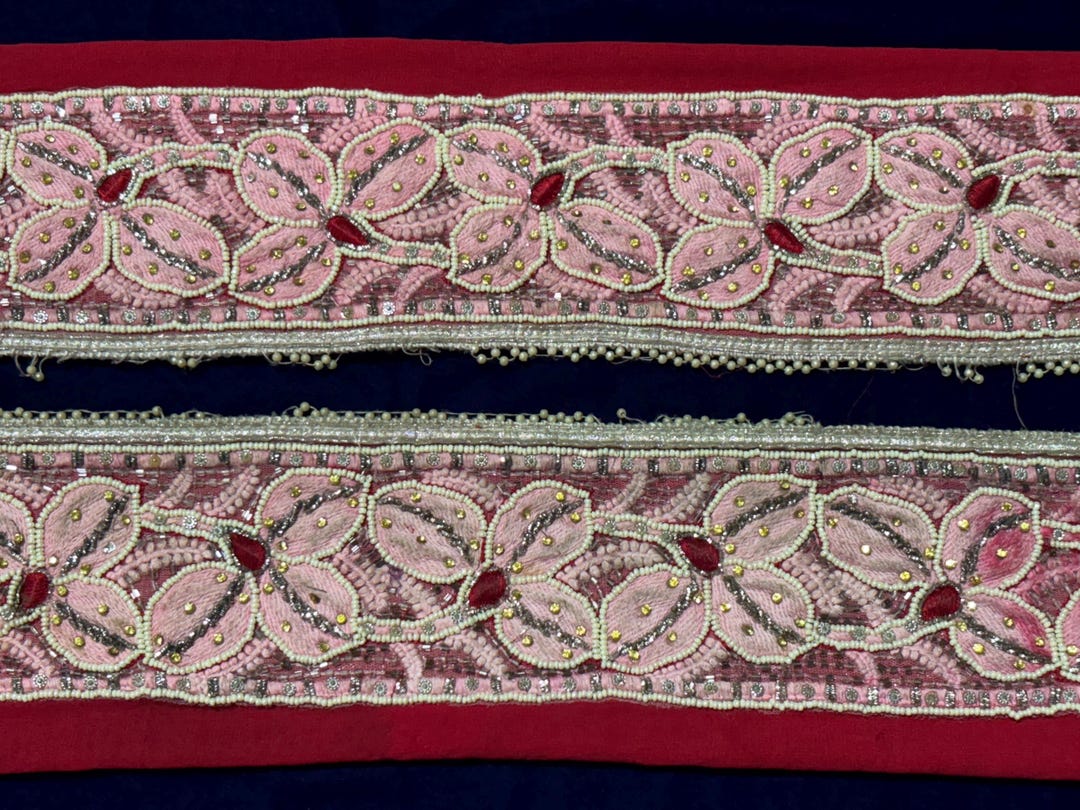 Vintage Saree Border Craft Decor Vintage Sari Trims Indian Sari Border ...