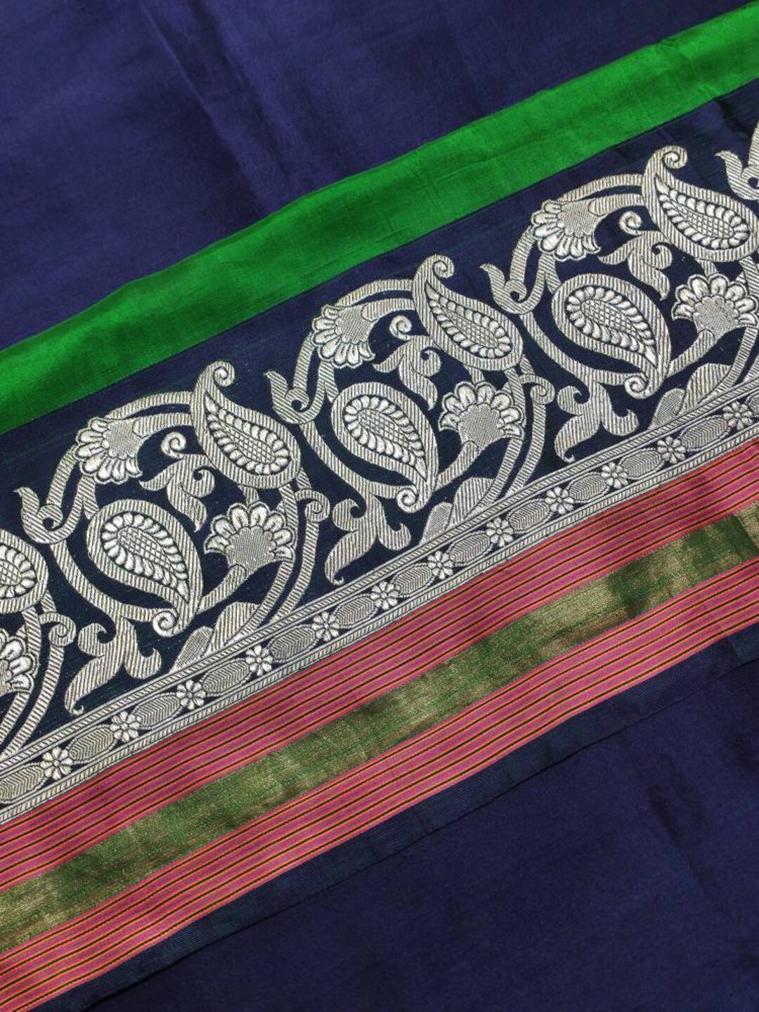 Vintage Banarasi Brocade Saree Border, Brocade Trim Craft Ribbon ...