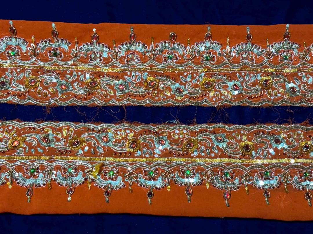Vintage Saree Border Craft Decor Vintage Sari Trims Indian Sari Border ...