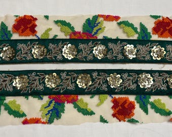 Vintage Saree Border Craft Decor Vintage Sari Trims Indian Sari Border ...